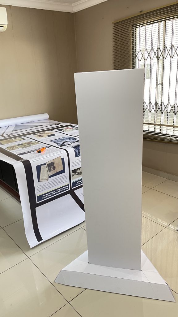 Custom Cardboard 3 Sides Triangle Floor Advertising Standee Display Pop ...