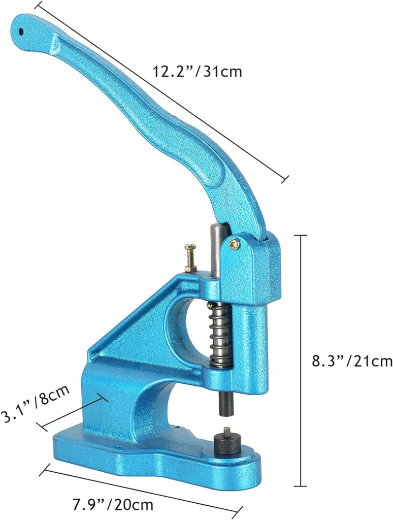 Hand Press Grommet Machine Tool Kit with Hobbyist Manual – SourcePrinting