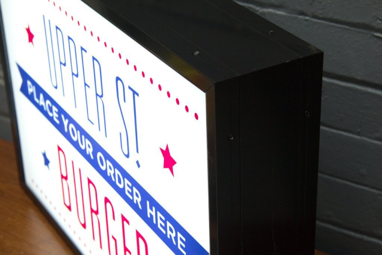 Backlit Lightbox Signs Illuminated Displays for Day/Night – SourcePrinting