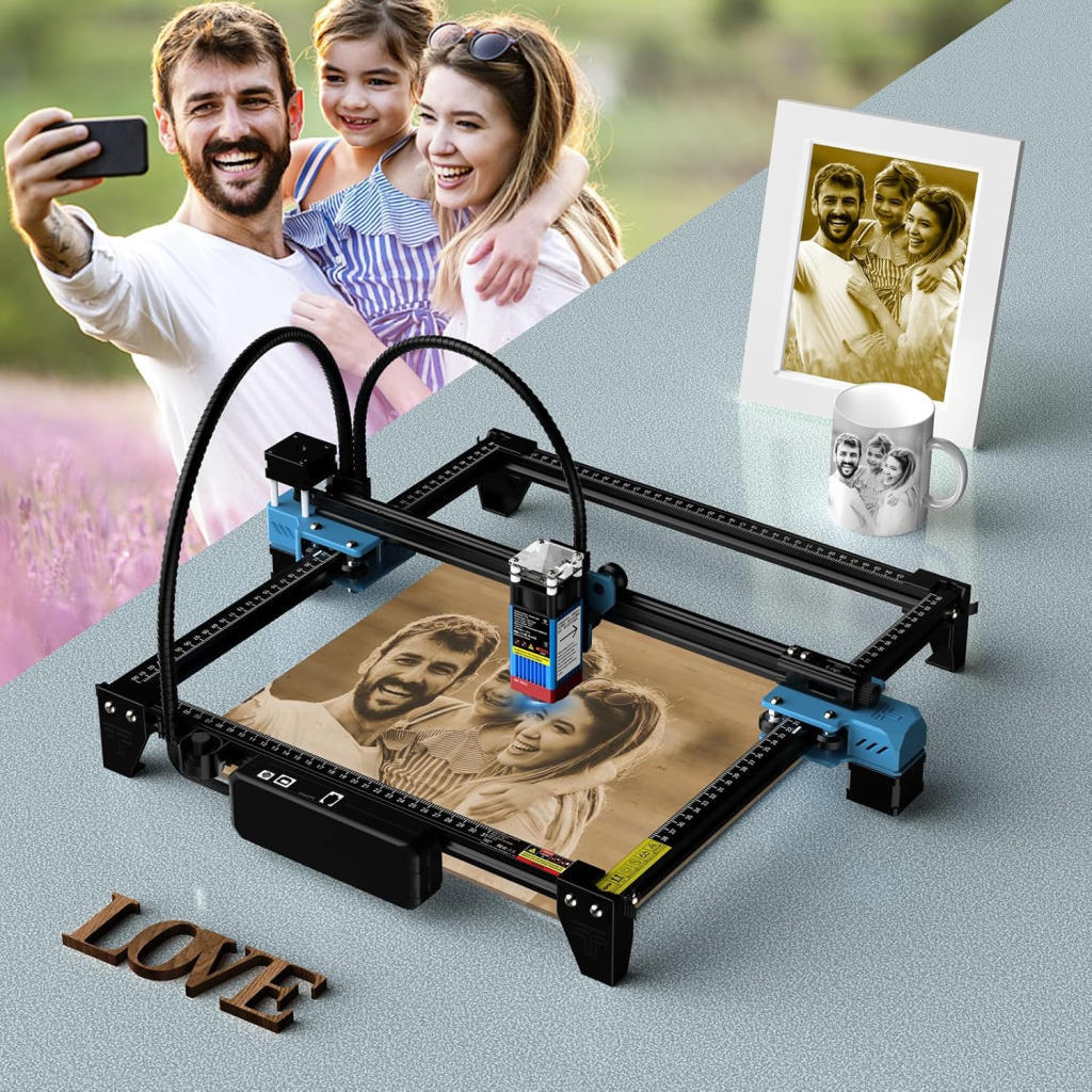 Laser Engraver Machine with 40W and laser power of 5.5W – SourcePrinting