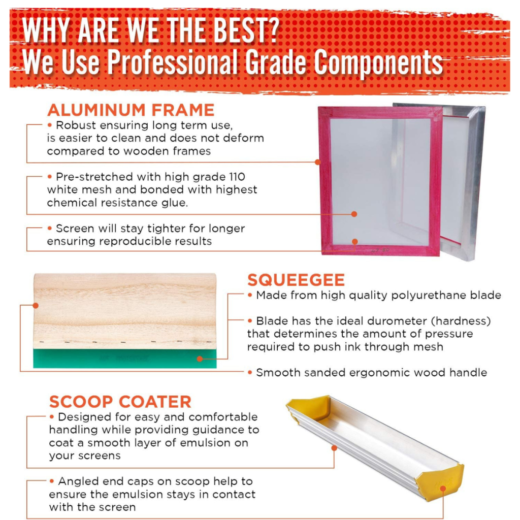 Professional Silk Screen Printing Kit – SourcePrinting