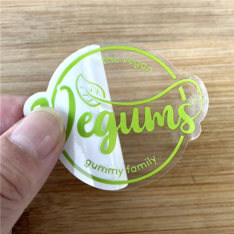 Custom Clear Labels, Clear Gloss Vinyl – SourcePrinting