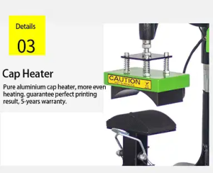 Manual Cap Heat Press Machine – SourcePrinting