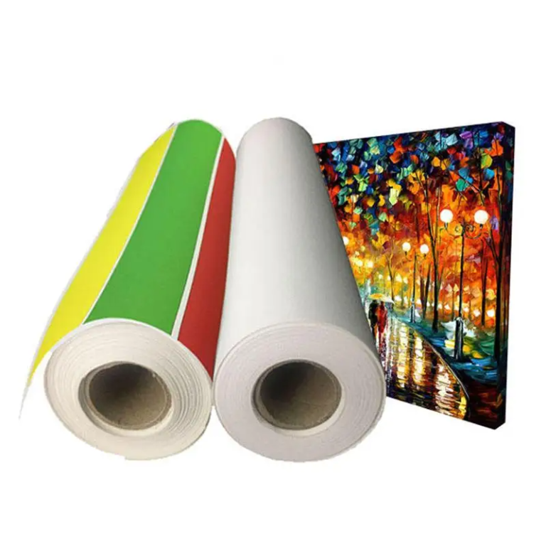 Printable Pure Cotton Canvas – 260gsm, 1270mm x 18m Roll – SourcePrinting