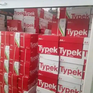 Box of Typek A4 Office Paper 80gsm is a premium, bright white office ...
