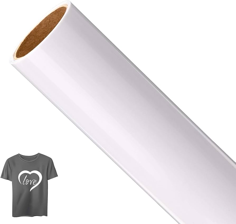 White Printable T-Shirt Vinyl – Polyurethane (PU) – Matte Finish ...