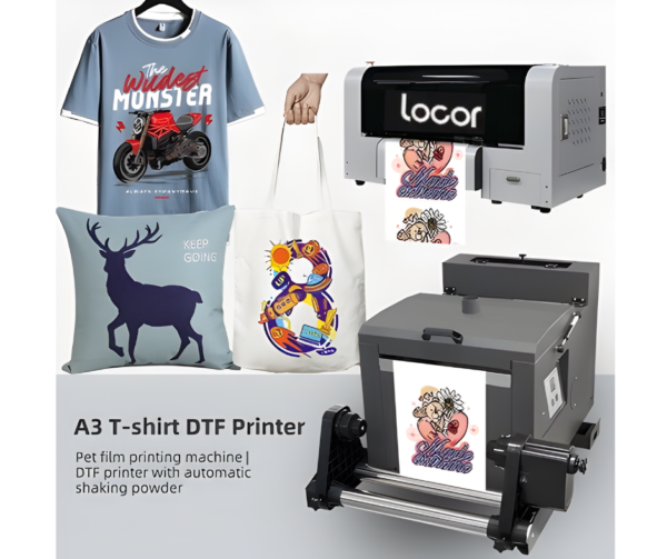 Locor A3 DTF Printer with Dual XP600 Printheads – SourcePrinting