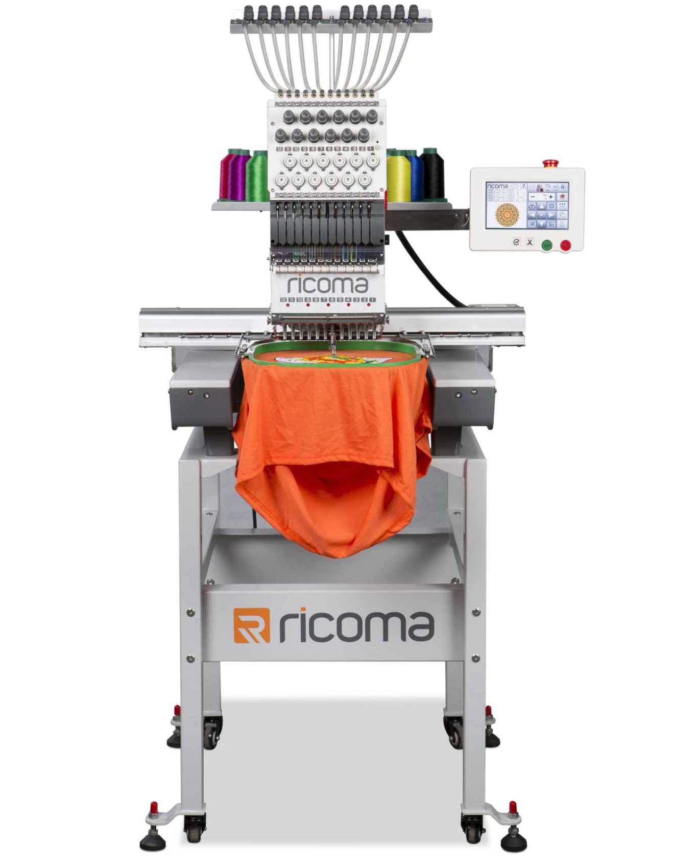 PV 1501 Single Head Embroidery Machine 15 Needles & 15 Colors ...