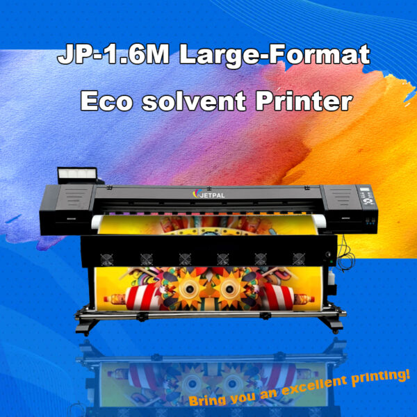 1.6m/5ft Eco Solvent Printer with XP600 Printhead for Banners & Vinyl Stickers Jetpal ...