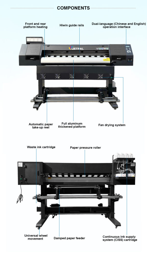 1.6m/5ft Eco Solvent Printer with XP600 Printhead for Banners & Vinyl ...