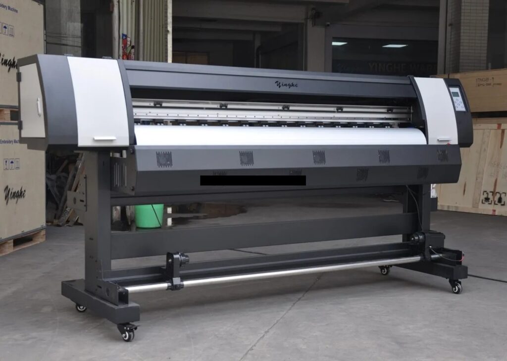 1.8m Large Format Eco-Solvent Printer –printhead I3200 Industrial Inkjet Printer Yinghe ...