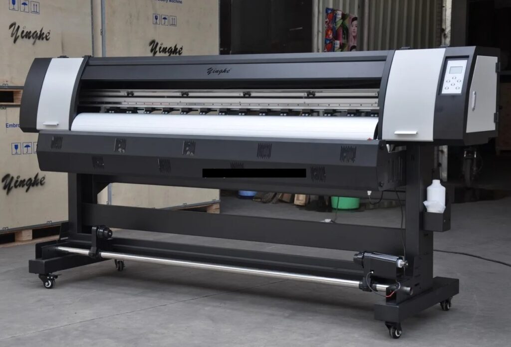 1.8m Large Format Eco-Solvent Printer –printhead I3200 Industrial Inkjet Printer Yinghe ...