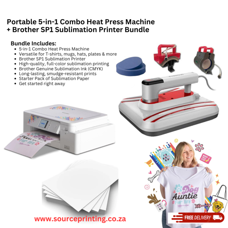Portable 5-in-1 Combo Heat Press Machine + Brother SP1 Sublimation ...