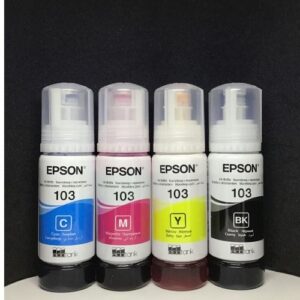 Original Epson 103 EcoTank Ink Bottle – 65ml (Black / Cyan / Magenta ...